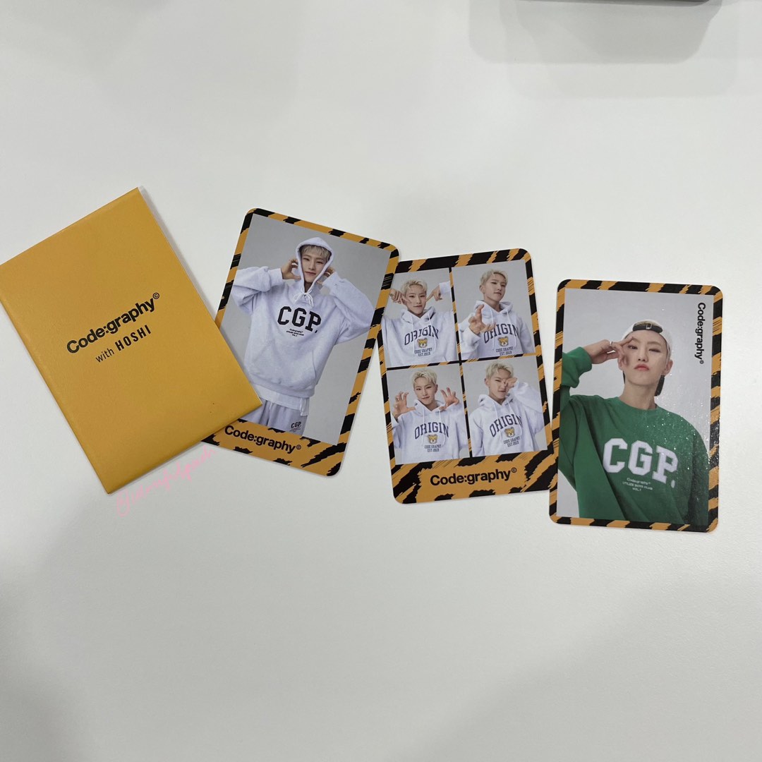 [WTS/LFB] SEVENTEEN SVT HOSHI WITH CODEGRAPHY PCS, Hobbies & Toys ...