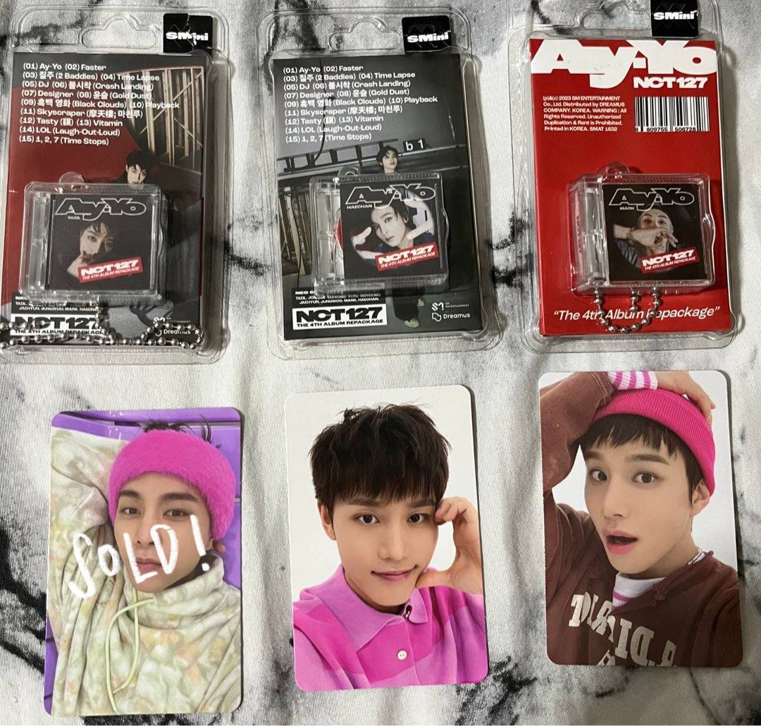 [WTT/WTS] NCT 127 AY-YO SMINI PHOTOCARD TAEYONG DOYOUNG TAEIL JUNGWOO ...