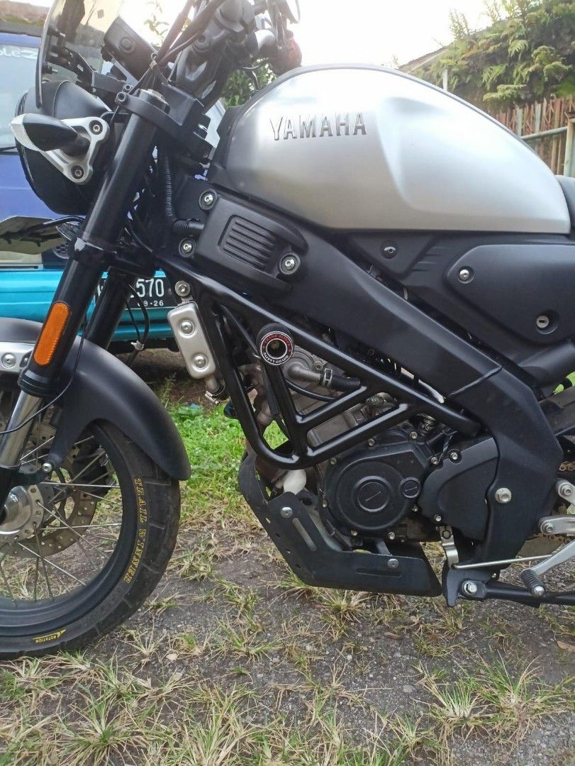 XSR155 Crash Bar w/ Slider., Motorcycles, Motorcycle Accessories on ...