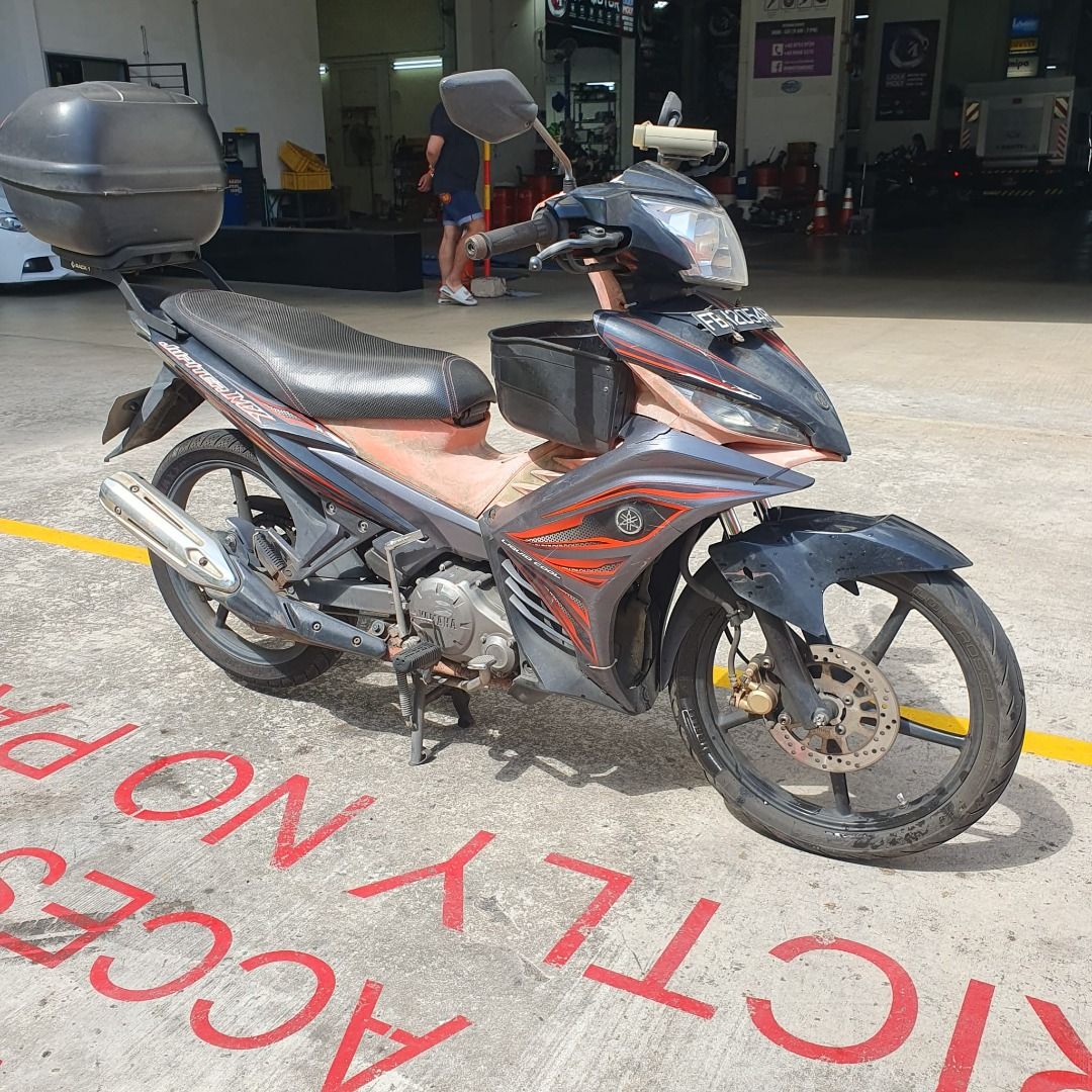 YAMAHA JUPITER MX T135 LC CLUTCHLESS MODEL NEW 5 YEAR COE USED CUB CUP ...