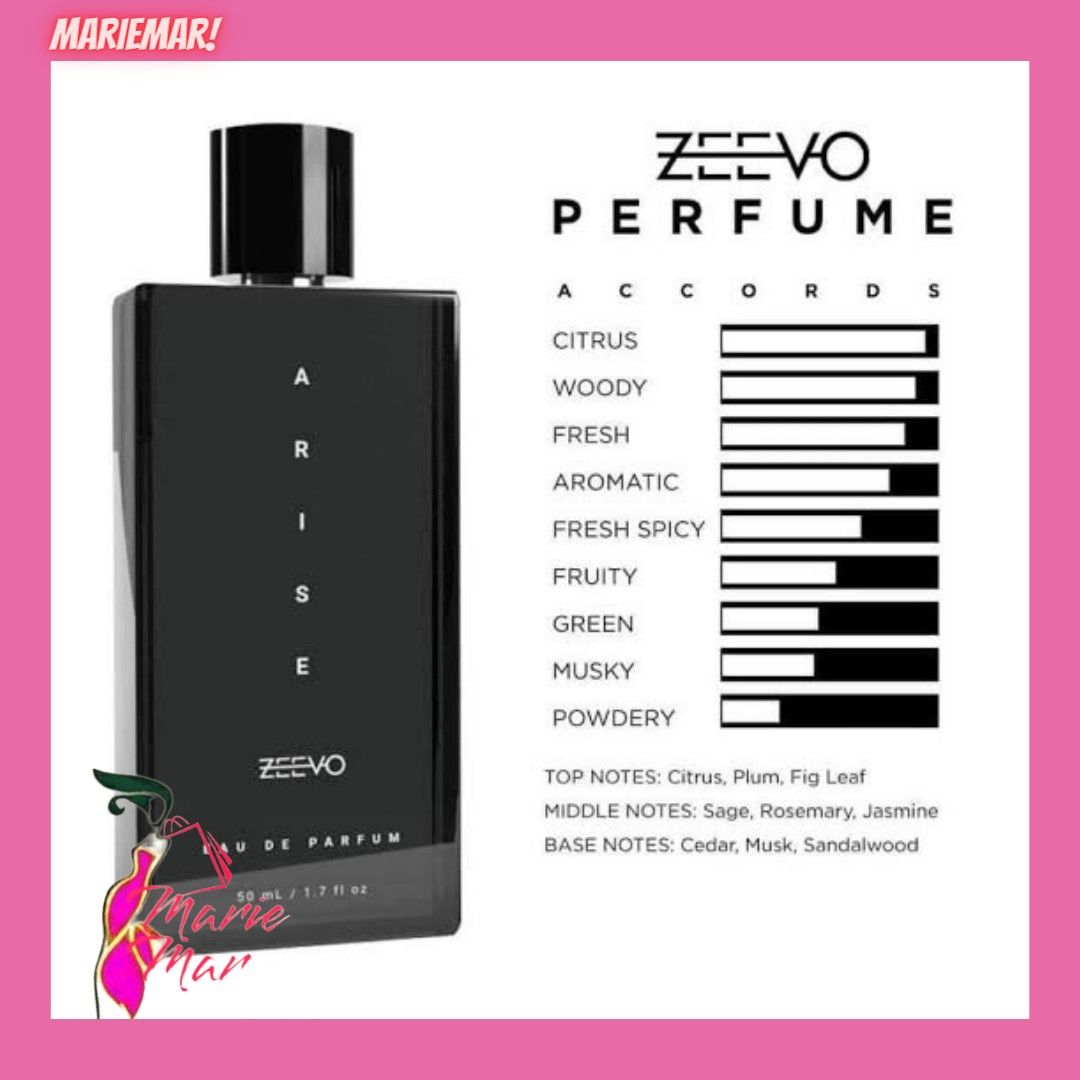 Zeevo Arise Perfume for men 50ml on Carousell