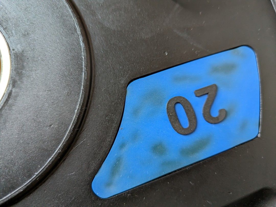 107.5kg Vigor Olympic Weight Plate Set, Sports Equipment, Exercise ...