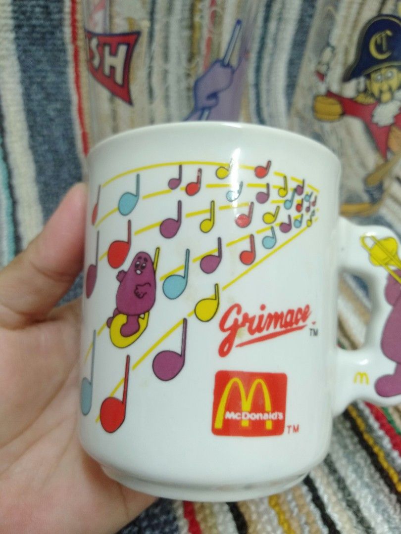 1970s & 1980s Vintage McDo McDonalds Drinking Glasses and Mug Happy ...