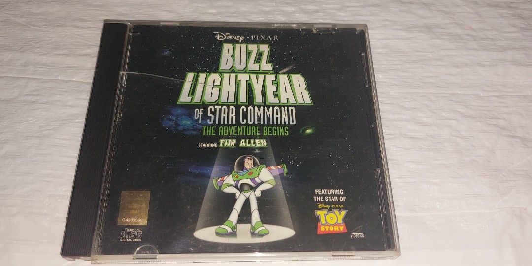 2001 Disney Pixar Buzz Lightyear Of Star Command The Adventure Begins Starring Tim Allen Toy ...