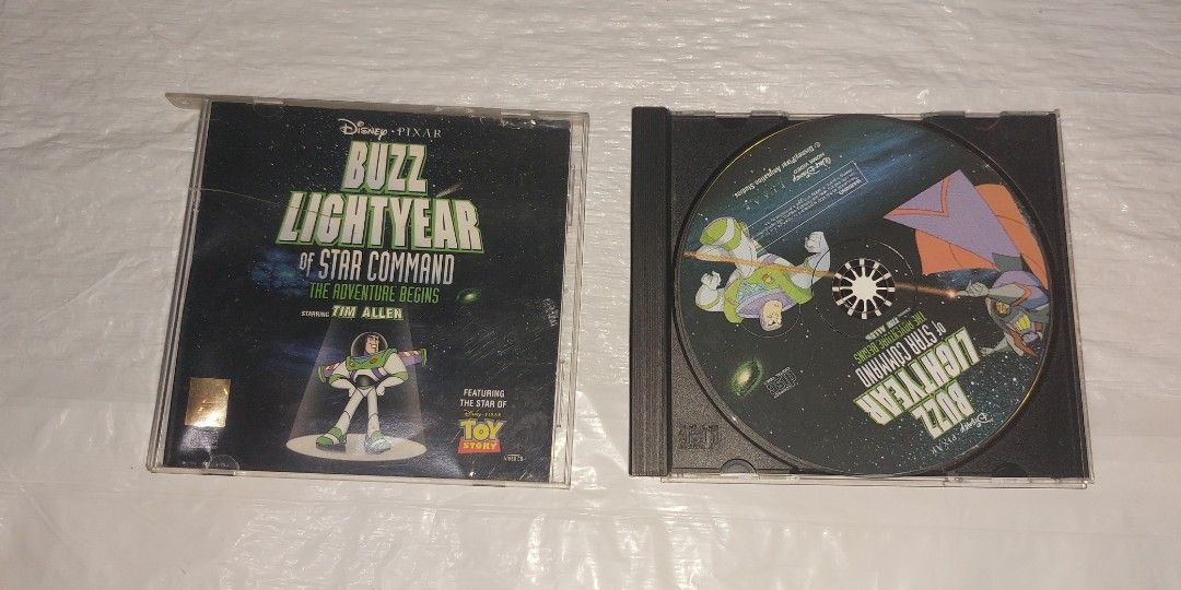 2001 Disney Pixar Buzz Lightyear Of Star Command The Adventure Begins Starring Tim Allen Toy ...