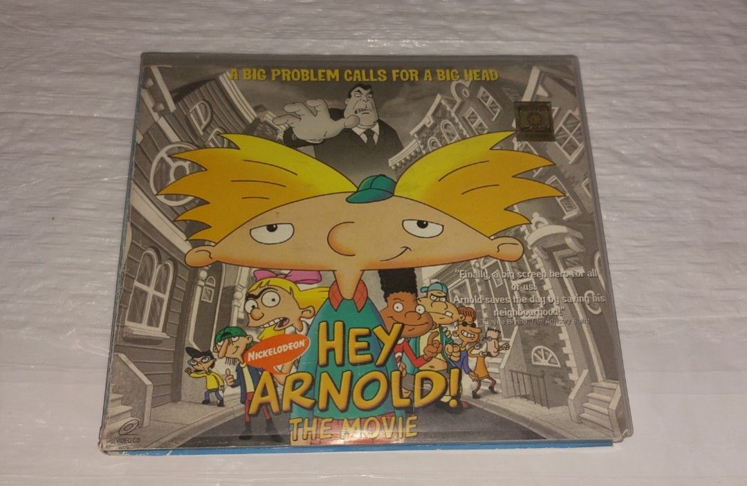 2002 Nickelodeon Hey Arnold! The Movie Collectible Movie Film Video CD ...