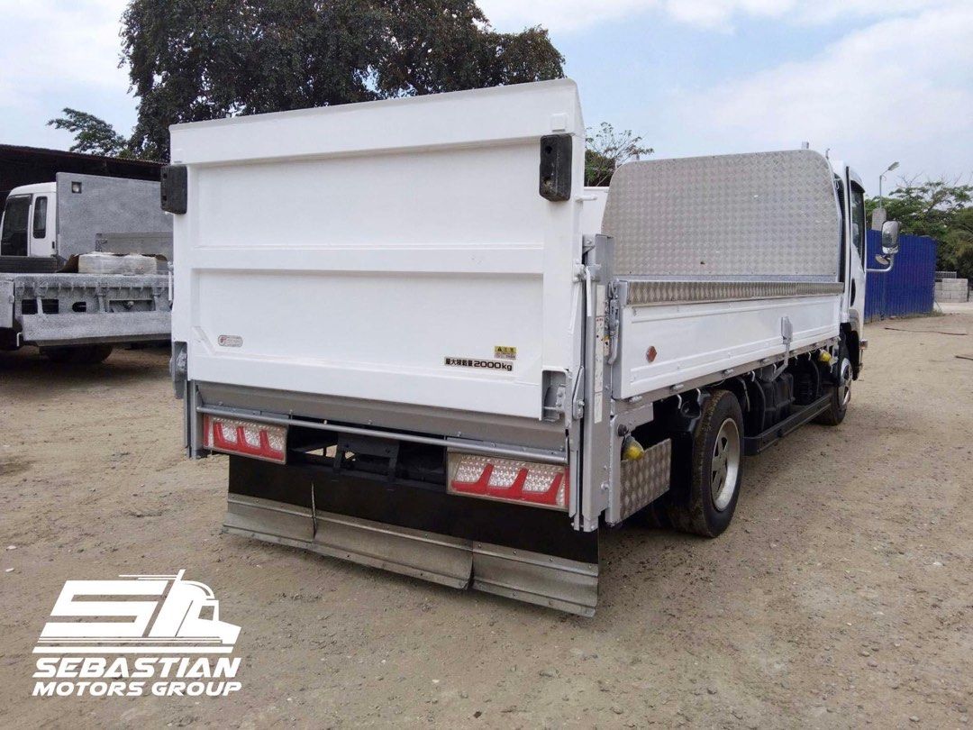 2021 Isuzu Elf Aluminum Dropside 14.5ft. N-Series with Power Lifter ...