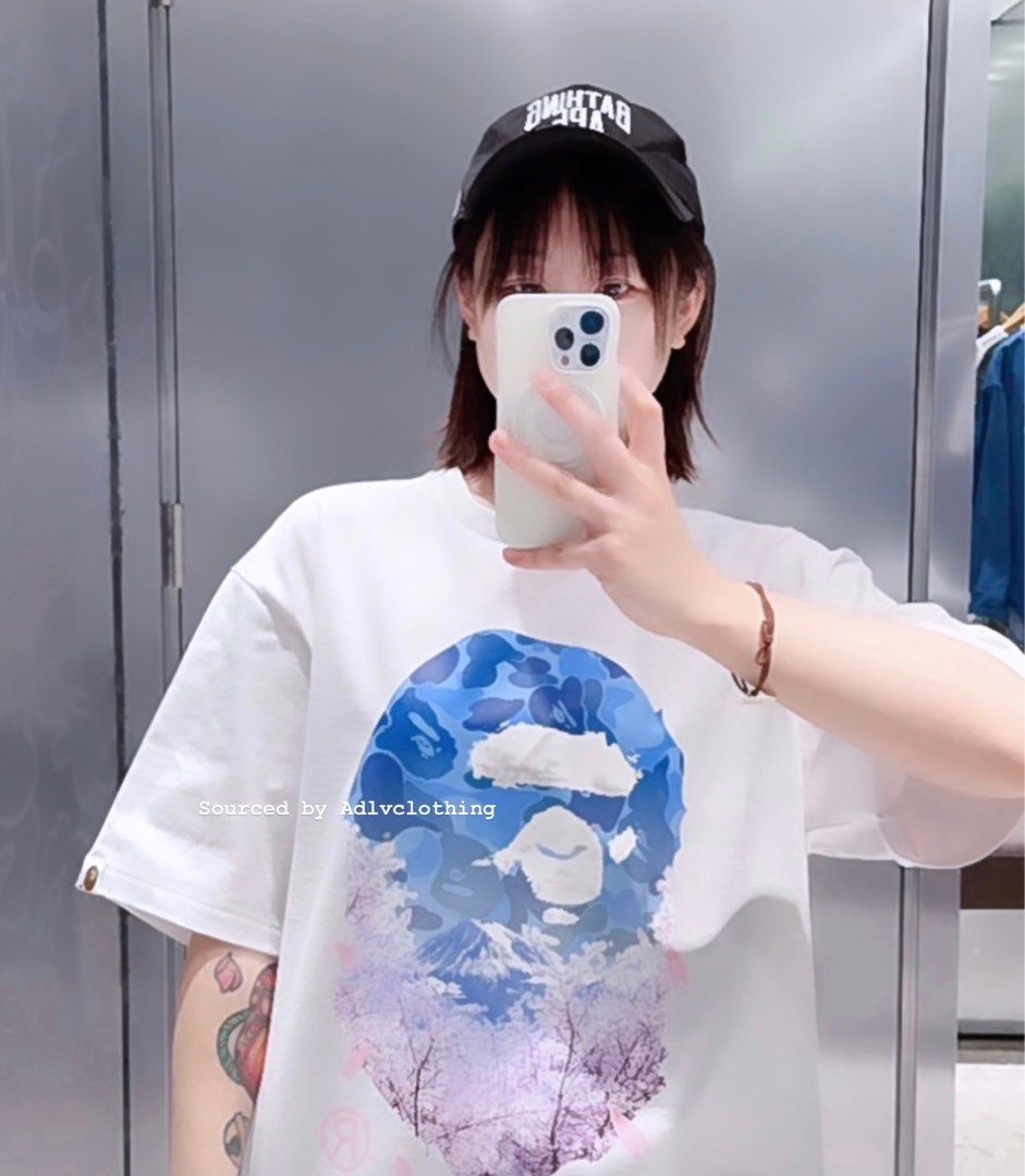 2023 Bape Sakura (CONFIRM STOCK), Men's Fashion, Tops & Sets, Tshirts & Polo Shirts on Carousell