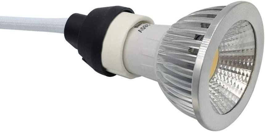 [2558] BlueXP 8 Pack GU10 Lamp Holder 2A 250V GU10 Ceramic Lamp Bases ...