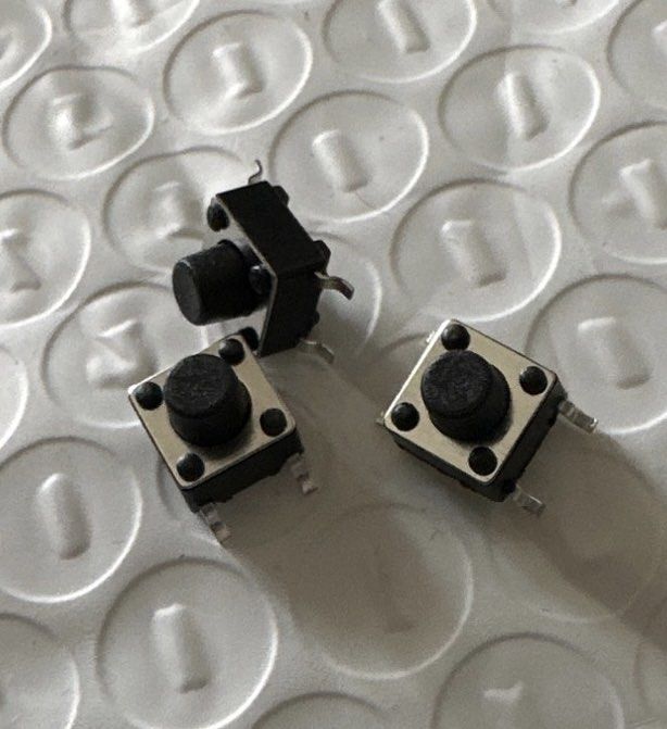 5pc Momentary Tactile Push Button Click Switch 6X6mm H=6mm 4Pin SMT PCB ...