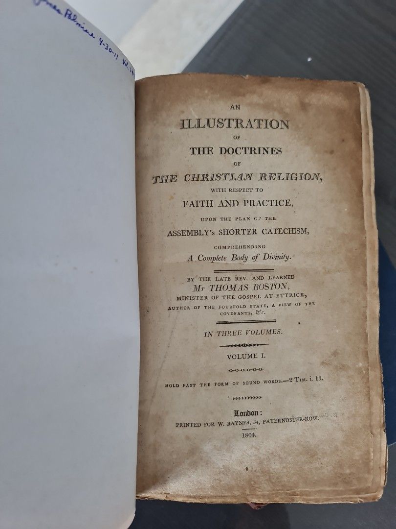 A Complete Body of Divinity (Assembly's Shorter Catechism in 3 Volumes ...