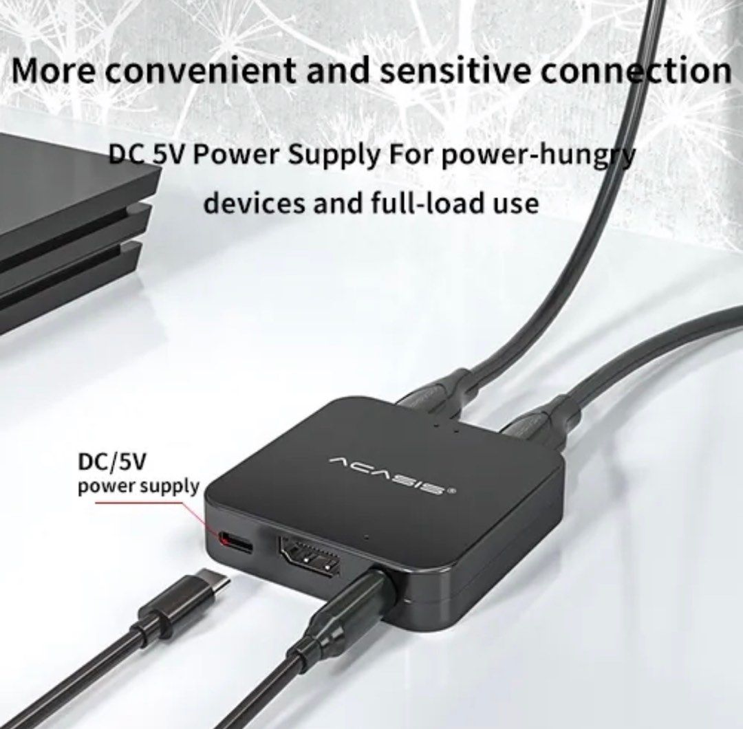 ACASIS HDMI Audio Extractor 5.1 ARC 4k 30Hz HDMI, Computers & Tech ...