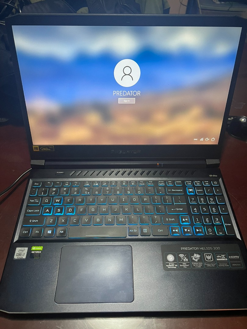 ACER Predator Helios 300, Computers & Tech, Laptops & Notebooks on ...