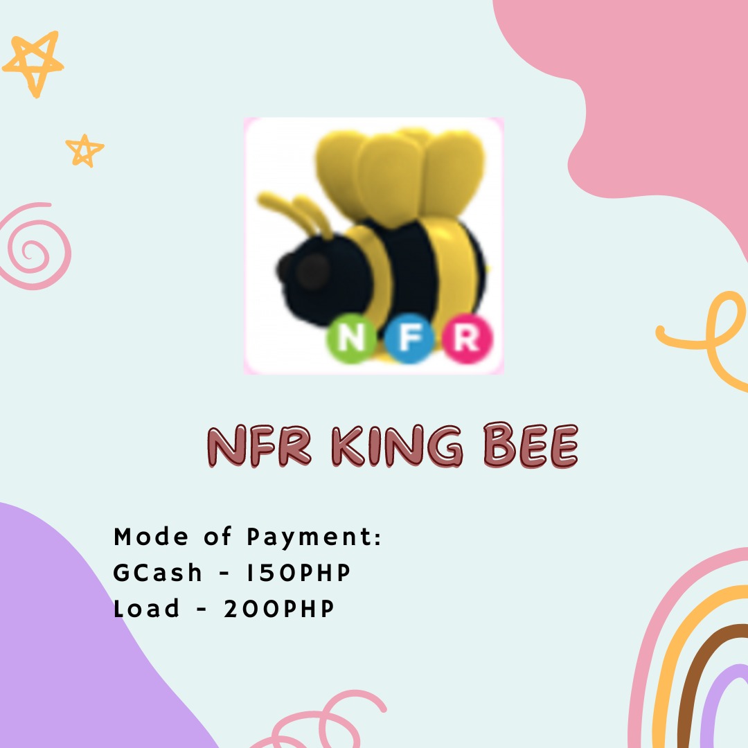 ADOPT ME NFR KING BEE (NEON FLY RIDE) on Carousell