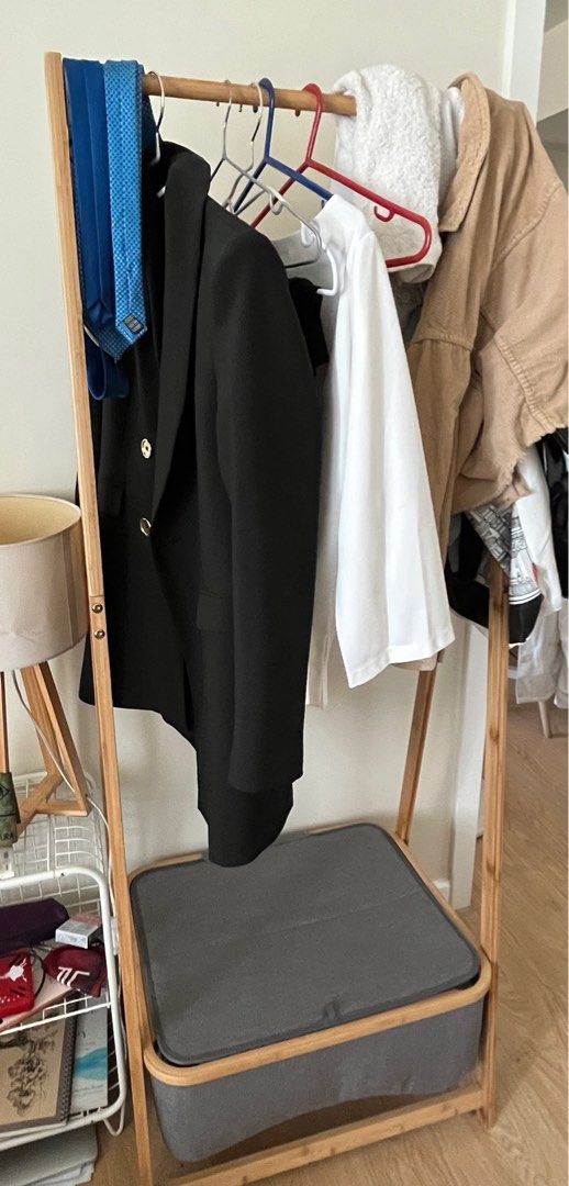 Aesthetic cute Clothing rack on Carousell