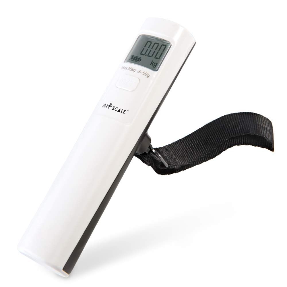 AIRSCALE Luggage Scale Battery-Free No Battery Required Dynamo Baggage ...
