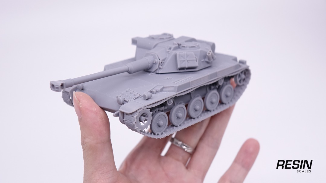 AMX ELC Bis 90mm France Tank 1/35 Scale Resin Kit, Hobbies & Toys, Toys ...
