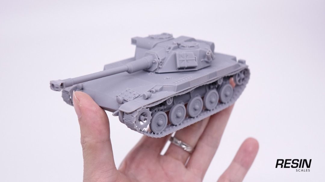 AMX ELC Bis 90mm France Tank 1/35 Scale Resin Kit, Hobbies & Toys, Toys ...