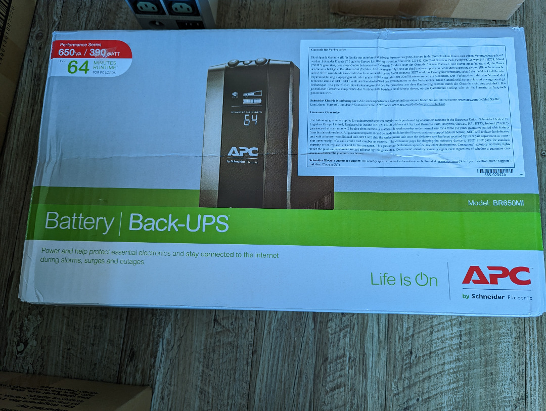 APC UPS - BR650MI, Computers & Tech, Parts & Accessories, Other ...