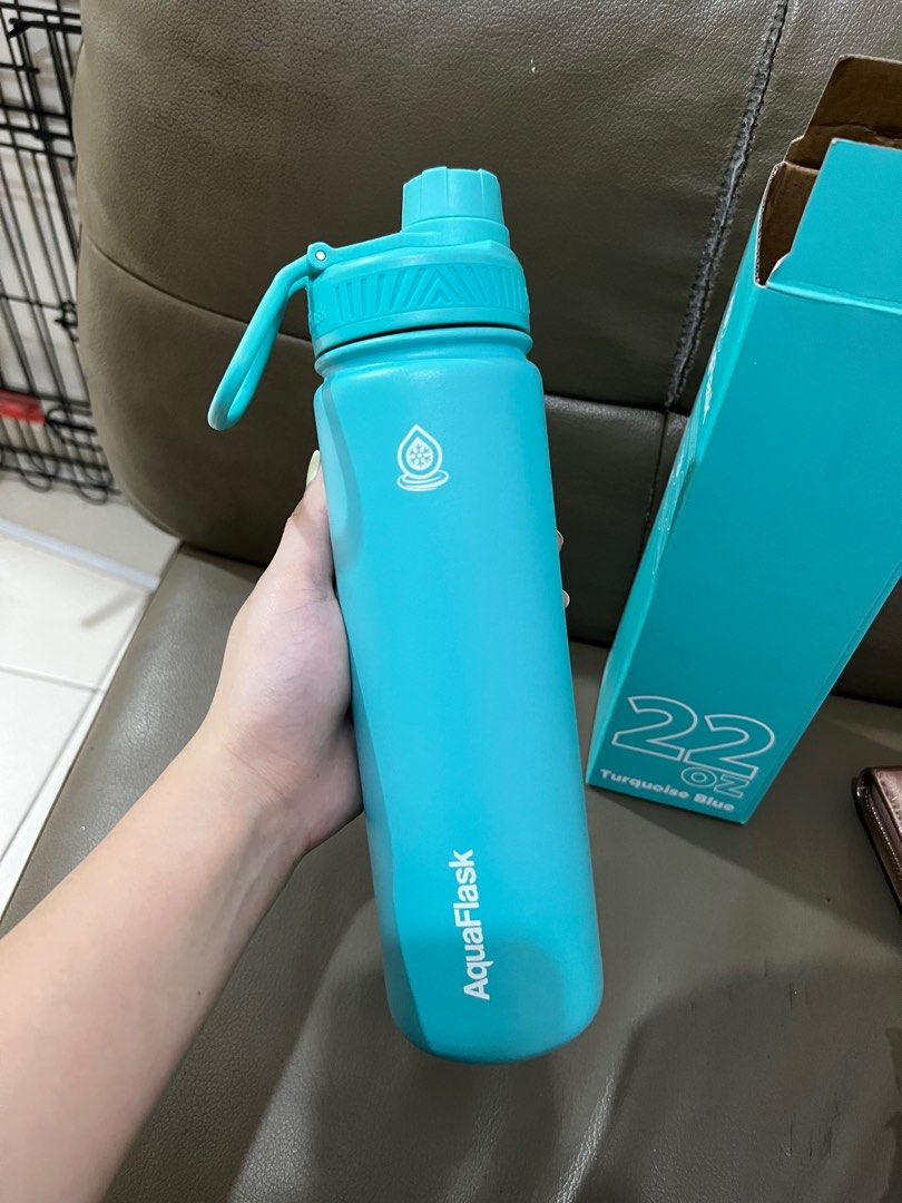 Aquaflask Turquoise Blue 22oz on Carousell