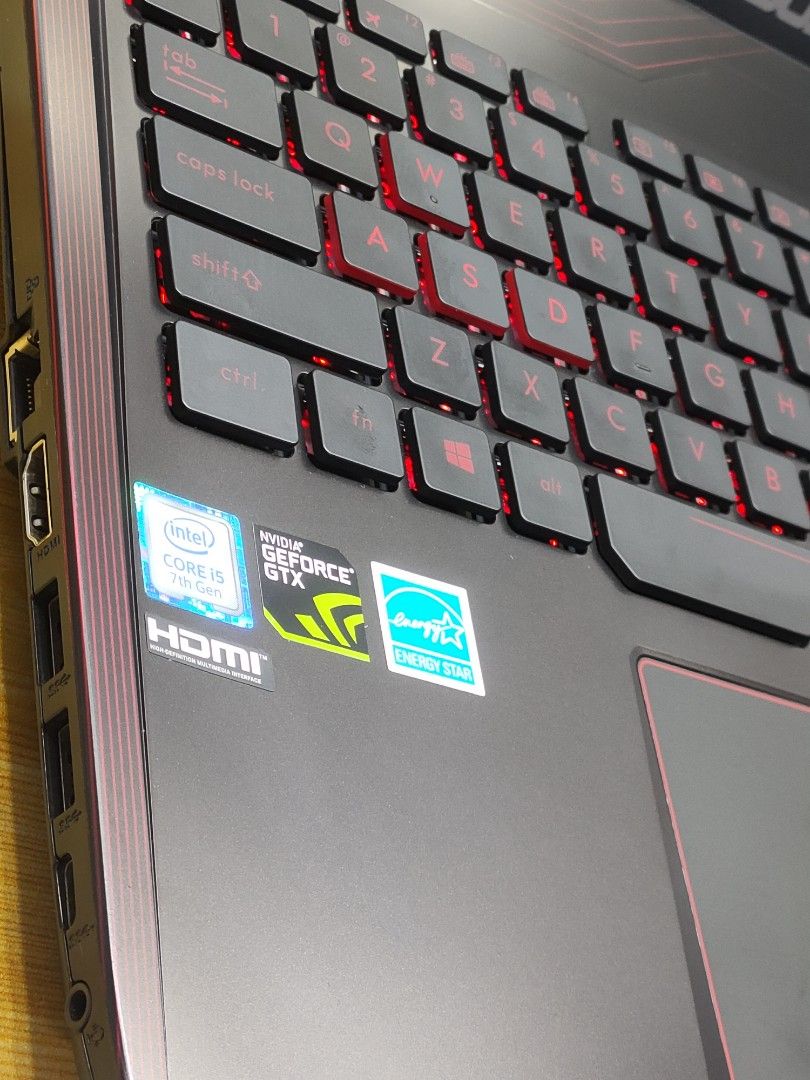 ASUS ROG GL553VD GAMING Core i5-7th Gen 16Gb Ram 256Gb SSD Nvidia ...