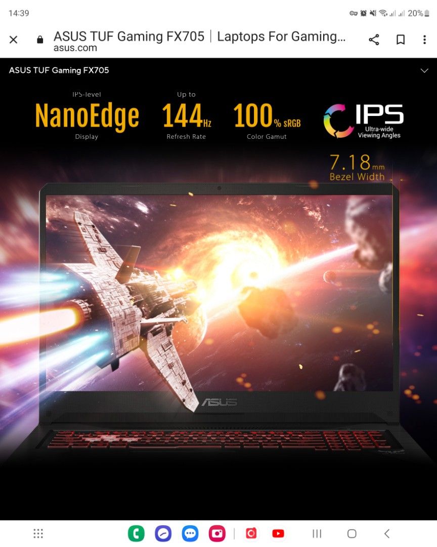 ASUS TUF ROG -FX705G Gaming Laptop ( 32G RAM, i7 8th gen), Computers & Tech, Laptops & Notebooks ...