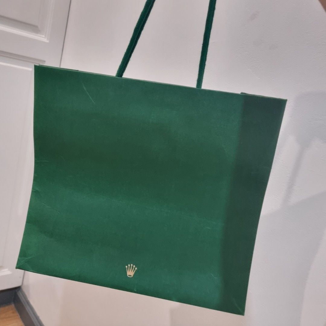 Authentic Rolex Paper Bag on Carousell