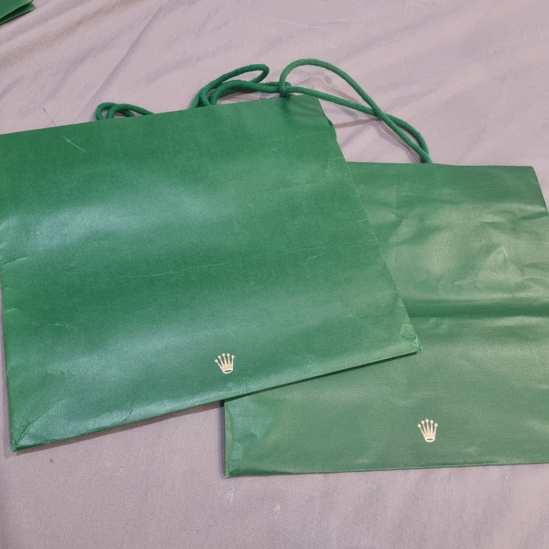Authentic Rolex Paper Bag on Carousell