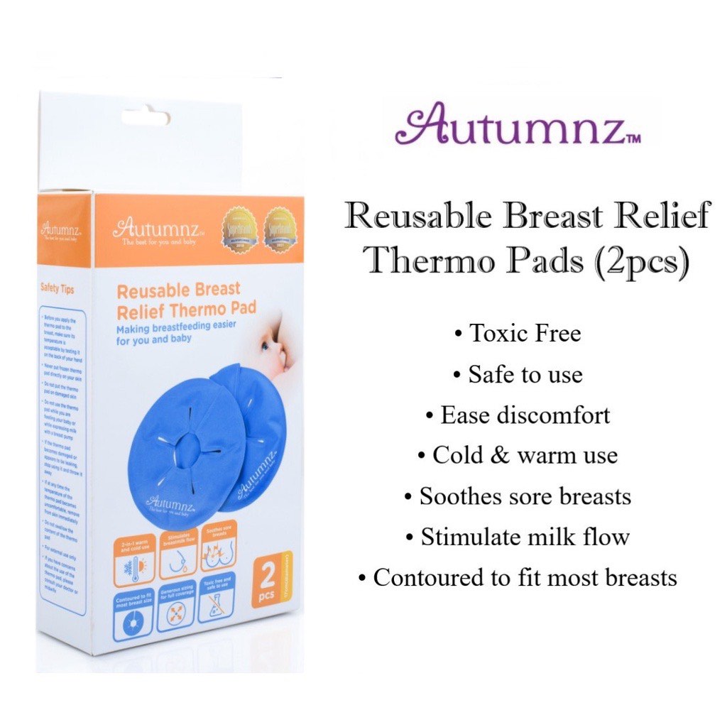 Autumnz reusable breast relief thermo pads, Babies & Kids, Nursing ...