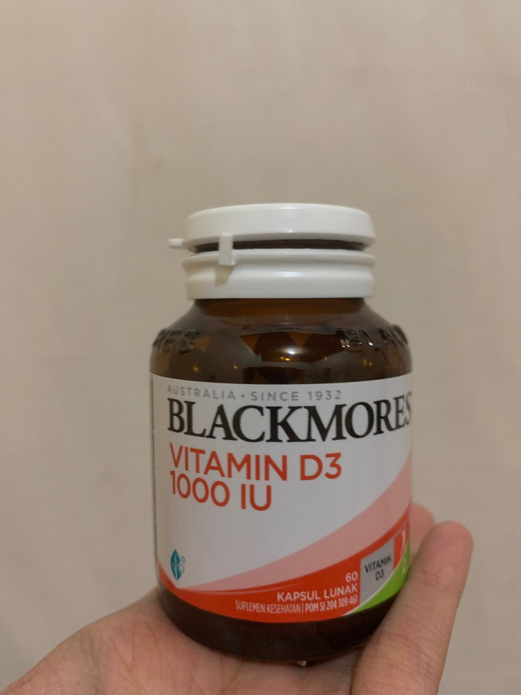 Blackmores Vitamin D3 1000 IU isi 60 kapsul, Kesehatan & Kecantikan, Parfum, Kuku & Lainnya di ...
