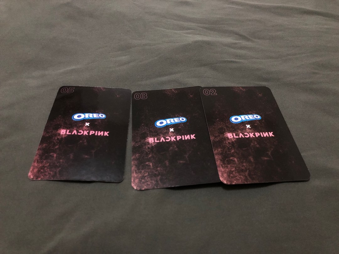 Blackpink Oreo Cards, Hobbies & Toys, Memorabilia & Collectibles, K ...