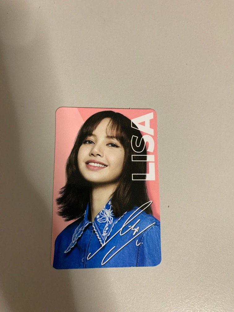 Blackpink oreo Lisa picture card, Hobbies & Toys, Memorabilia ...