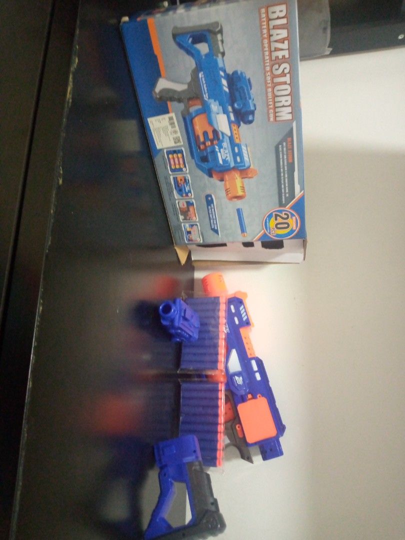 Blaze storm gun, Hobbies & Toys, Toys & Games on Carousell