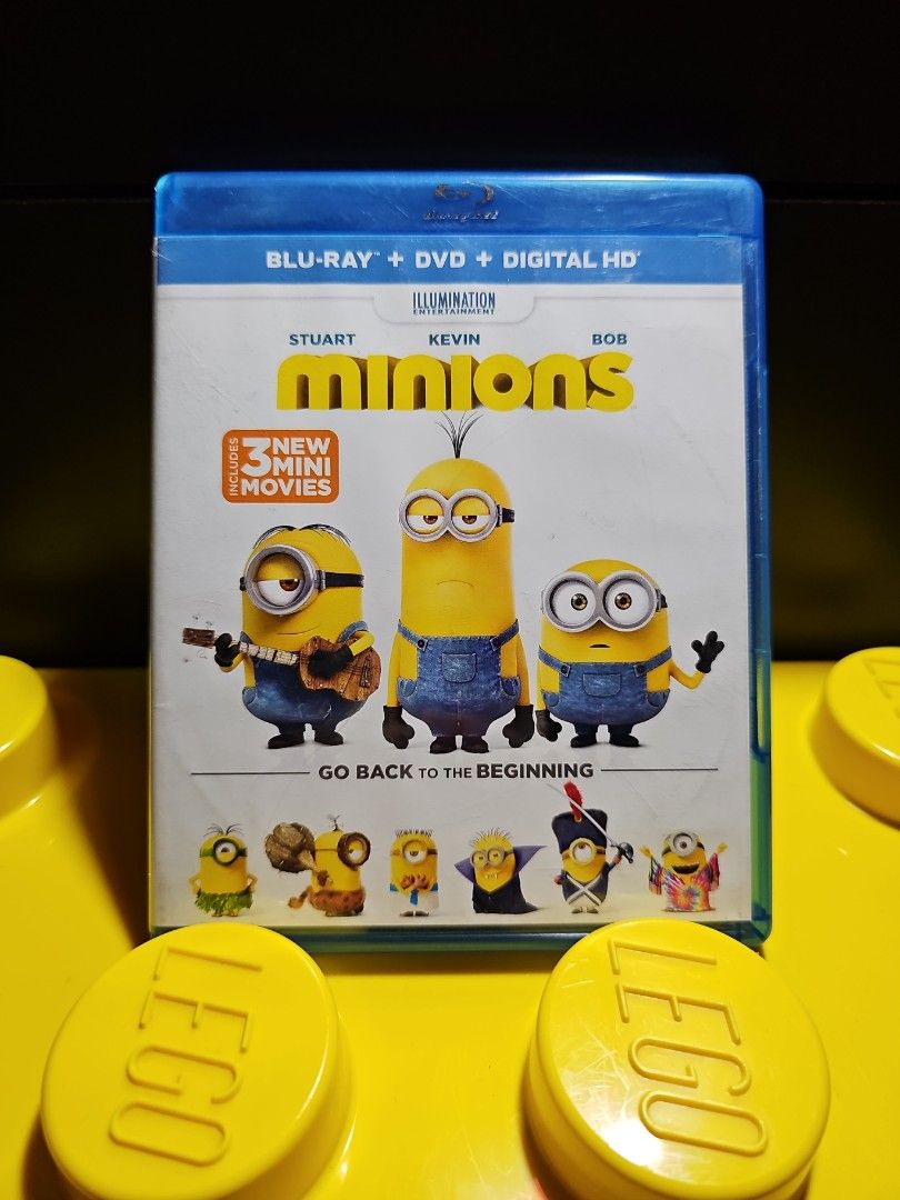 Blu Ray and DVD Minions, Hobbies & Toys, Music & Media, CDs & DVDs on ...