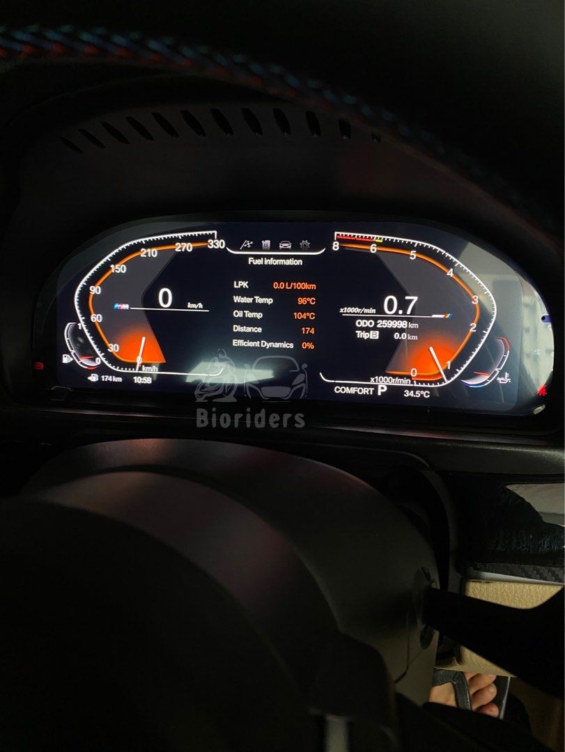 BMW digital speedometer | digital cluster| digital cockpit X1 F48 F49 ...
