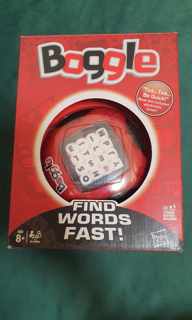 Board game Boggle Never used, Hobbies & Toys, Toys & Games on Carousell