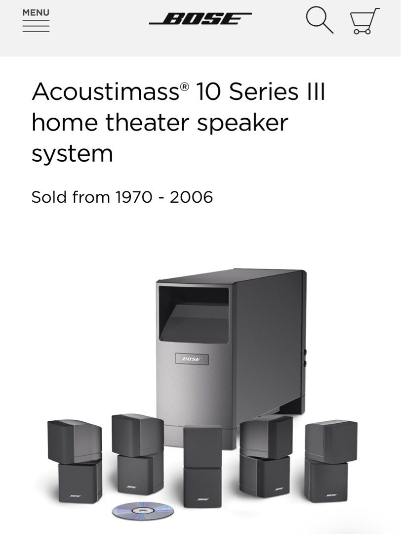 Bose Acoustimass 10 and Yamaha RX-V675 complete surround sound system, Audio, Soundbars ...