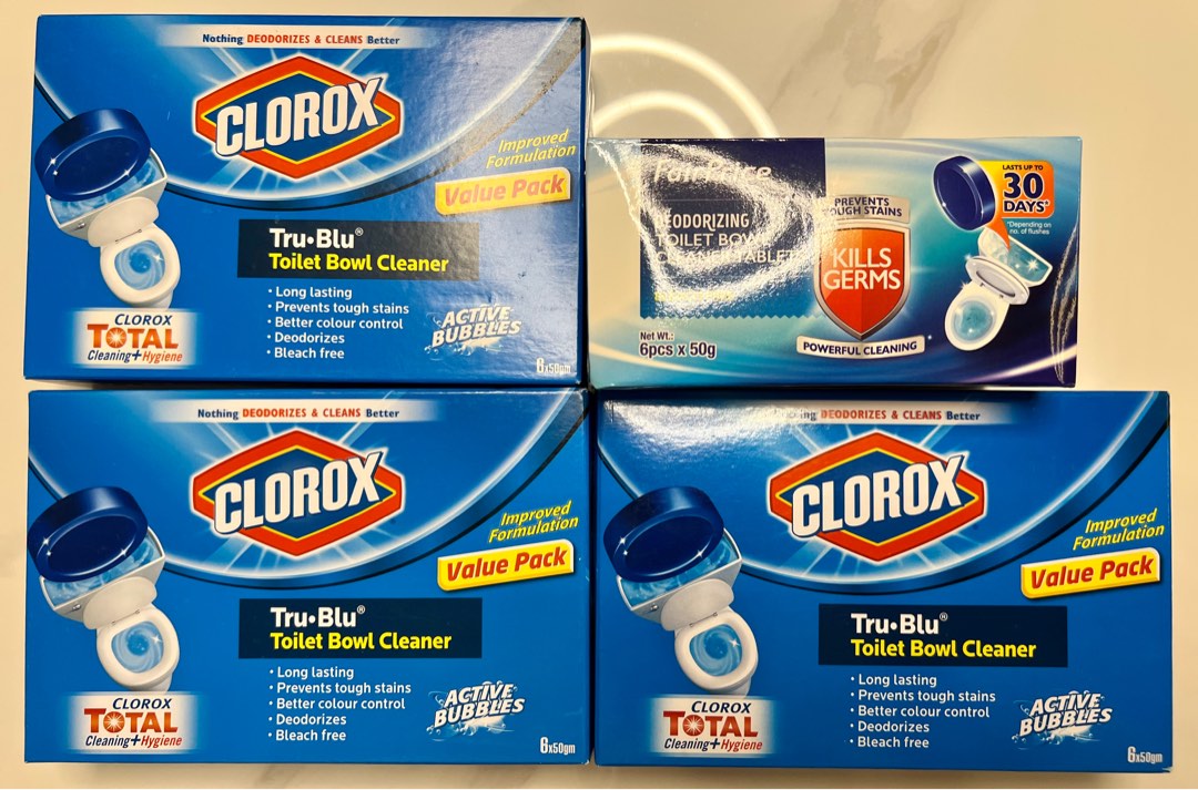 [Brand New] Clorox Tru-blue Toilet Bowl Cleaner, Furniture & Home ...