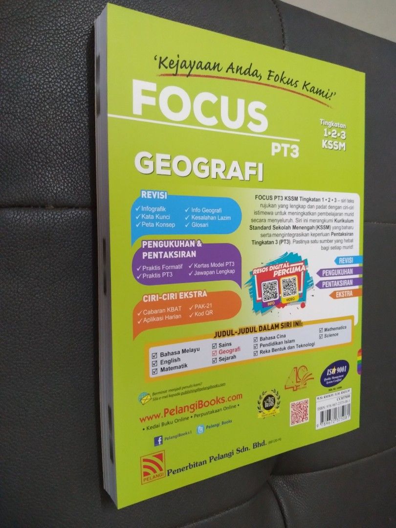 [BRAND NEW] FOCUS Geografi / Geography PT3 KSSM (Tingkatan 1,2,3 ...