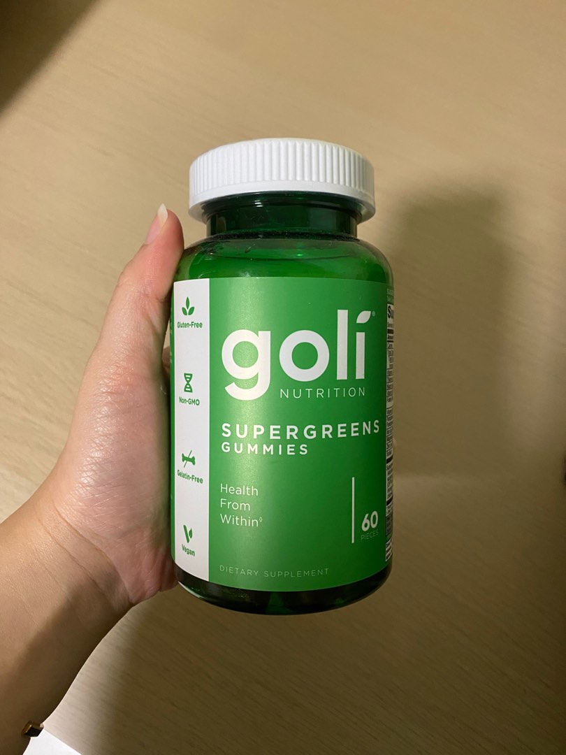 Brand New Goli Nutrition Supergreen Gummies, Health & Nutrition, Health ...