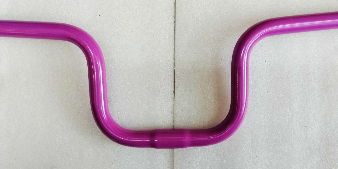 Brompton M bar in powder coating purple color, Sports Equipment ...