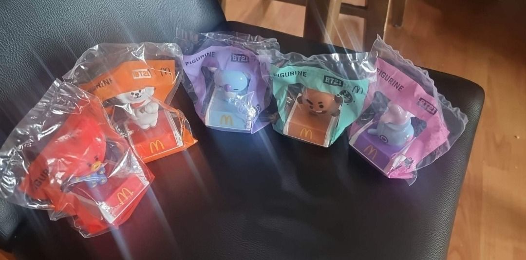 BT21 x MCDONALDS TOYS, Hobbies & Toys, Memorabilia & Collectibles, K-Wave on Carousell