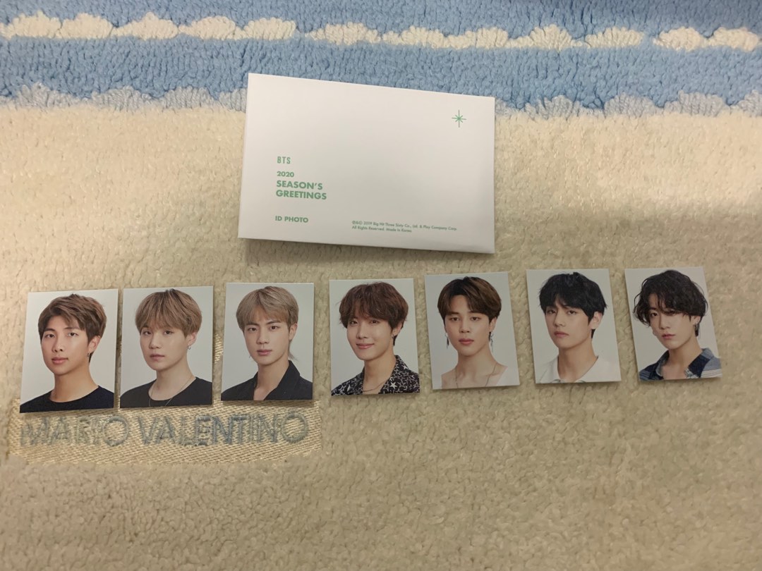 BTS Season's Greetings 2020 ID Photo set on Carousell