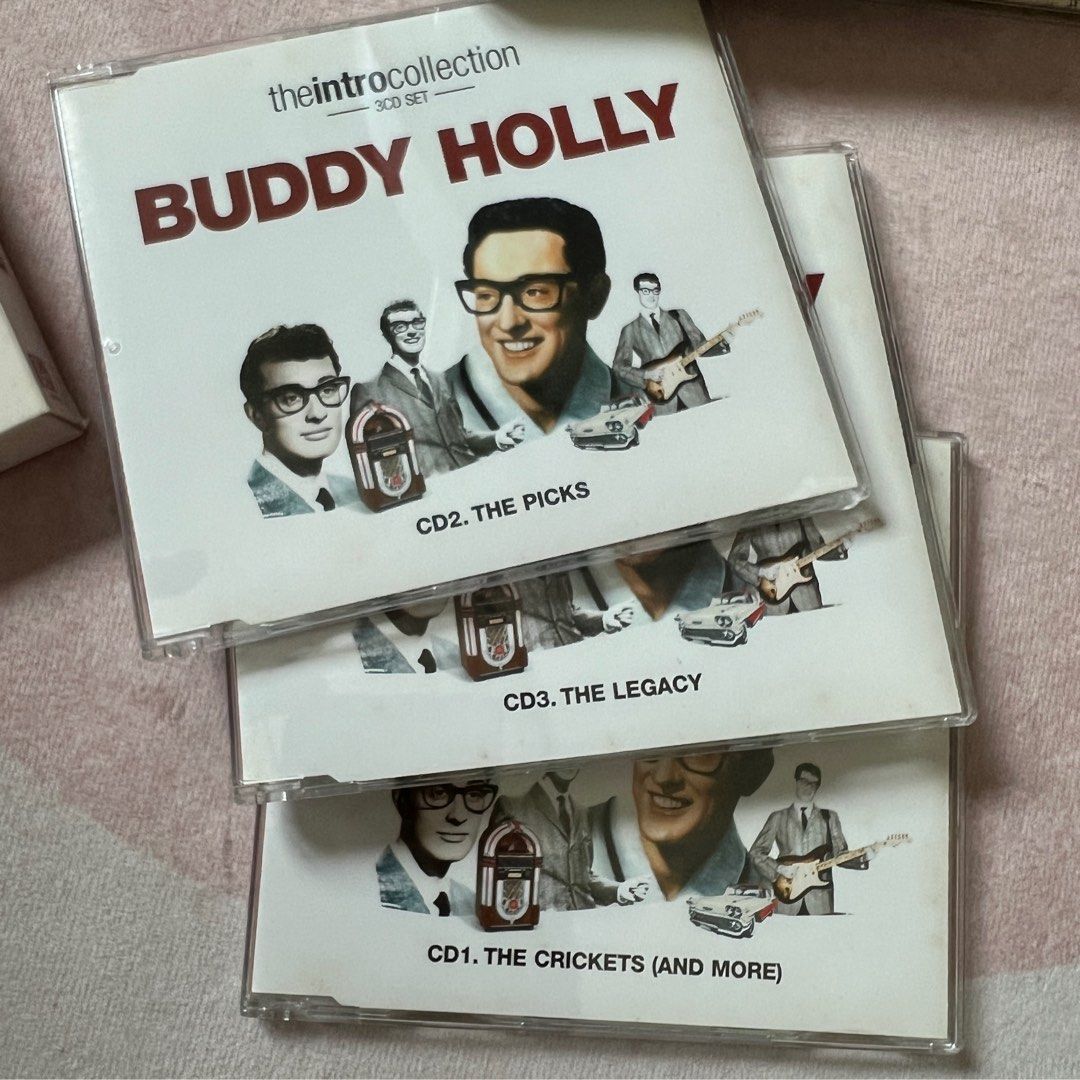 Buddy Holly 2 CD box set Oldies, Hobbies & Toys, Music & Media, CDs & DVDs on Carousell