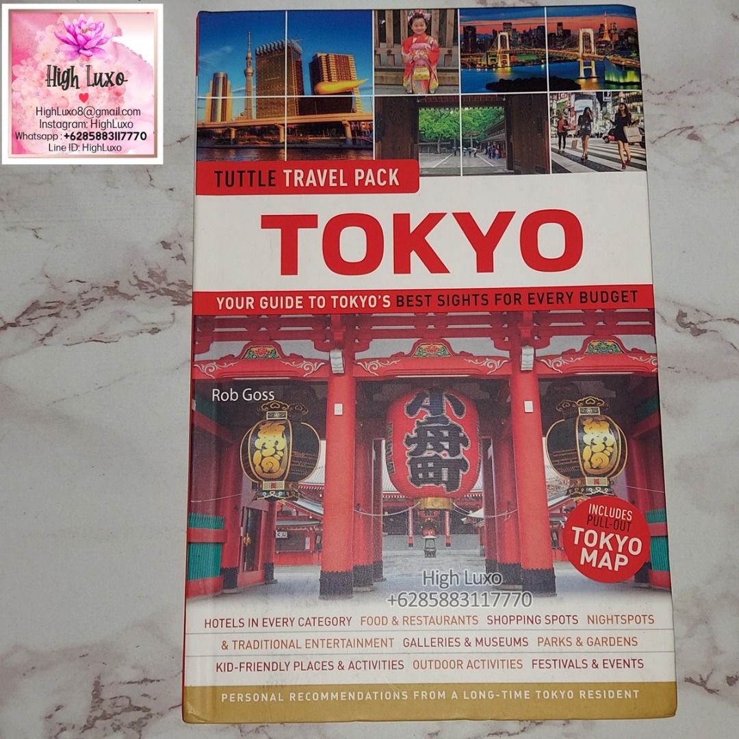 Buku Tuttle Travel Pack Tokyo Your Guide Map to Tokyo's Best Sights For ...