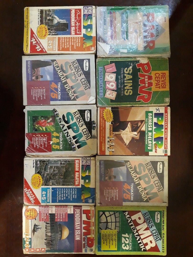 Buku Ulangkaji PMR,SPM Thn.90an, Hobbies & Toys, Books & Magazines ...