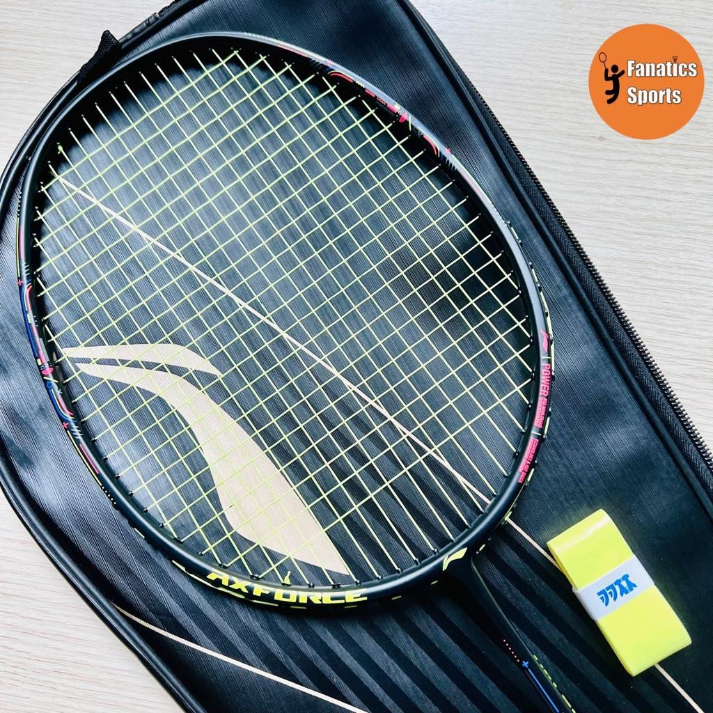 [Bundle] Brand New Li Badminton Racket Axforce 80 JR 5U Badminton ...