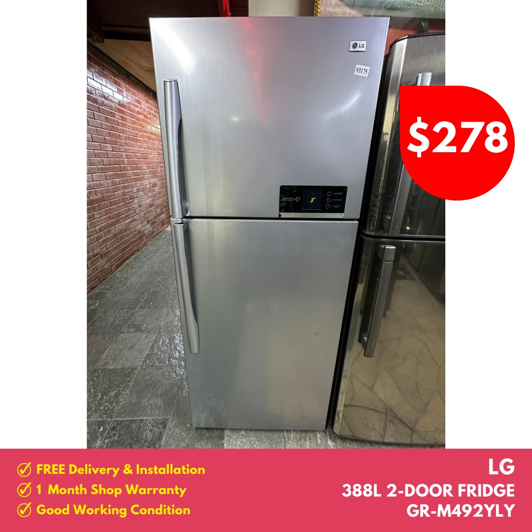 BUY NOW! LG 388L 2-Door Fridge GR-M492YLY (93175), TV & Home Appliances ...