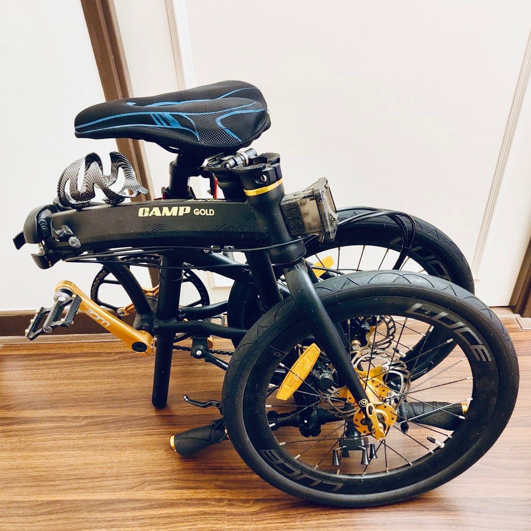 CAMP Gold Foldable Bicycle (Limited Edition)| MOBOT, Sports Equipment ...