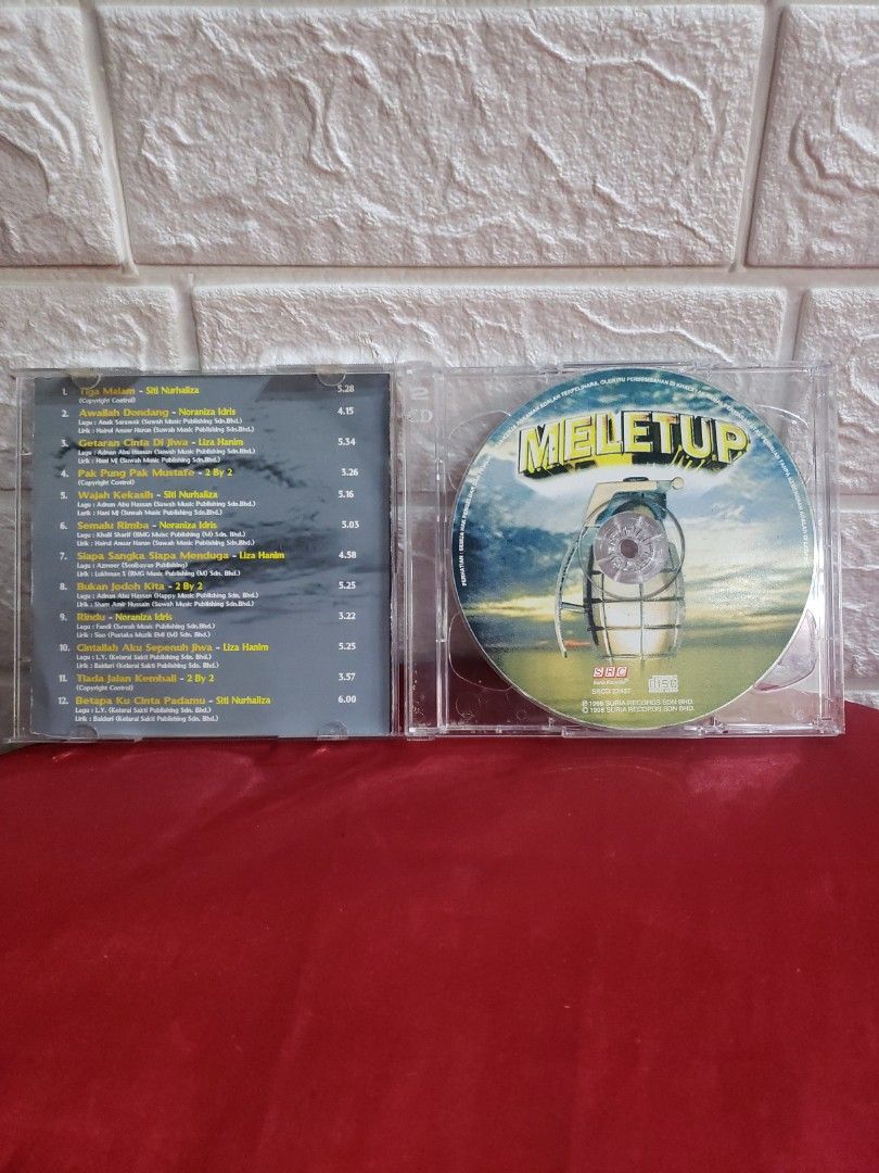 CD + VCD / FIRST OLD PRESSING 1998 SRC - MELETUP _ SITI NURHALIZA ...